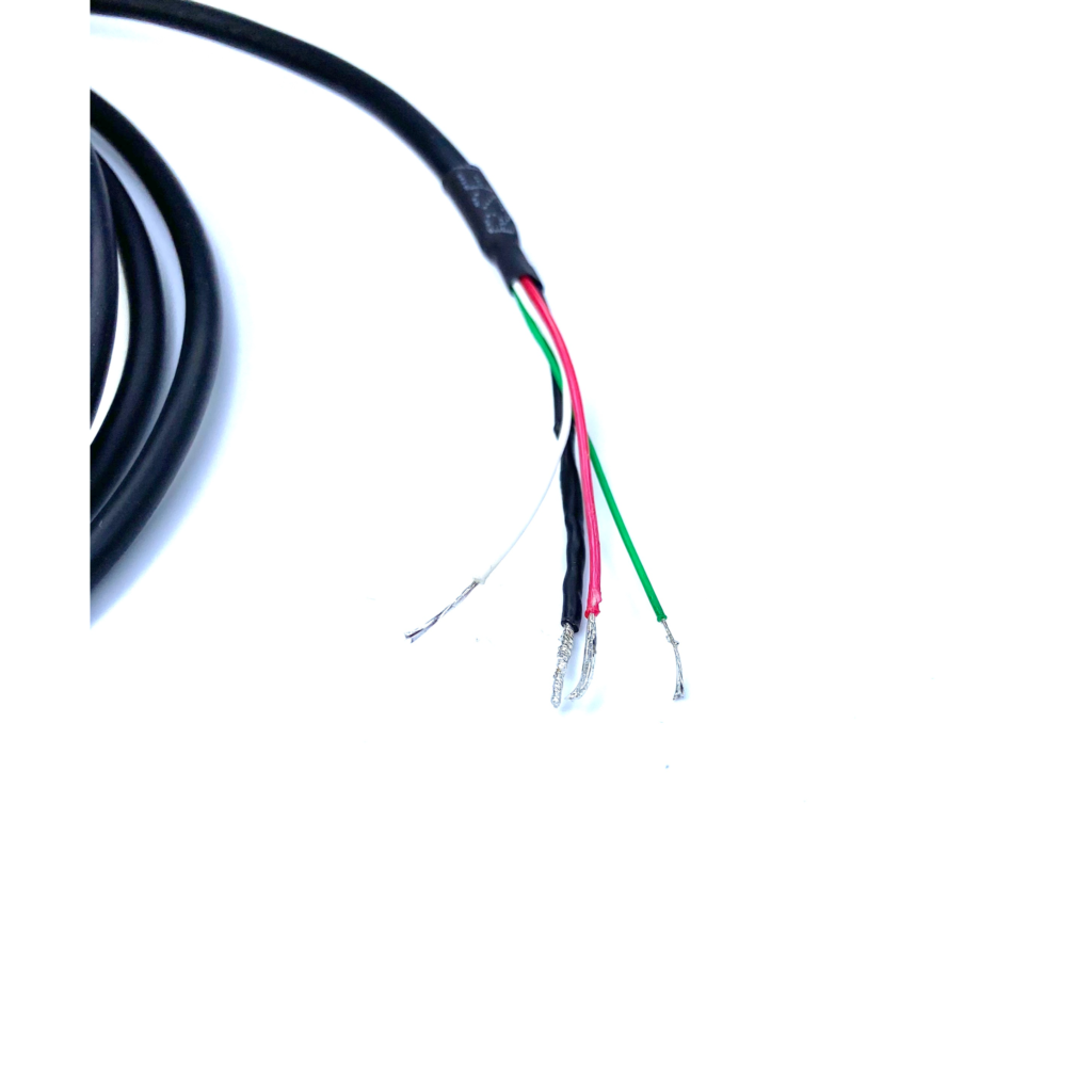 Cable Panel Mount USB-A Female 1.1M (3.6Ft) 4-Wires Solder Terminations ...