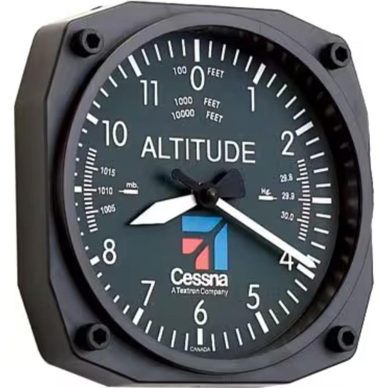 Wall Clock | 6-inch Instrument Style, Modern Altimeter – CostAero.com ...