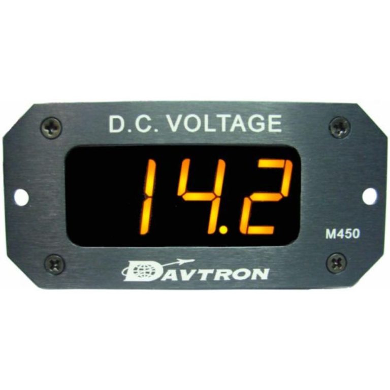 Model 450A Digital Voltmeter | Amber LED Display, Remote Sensing ...