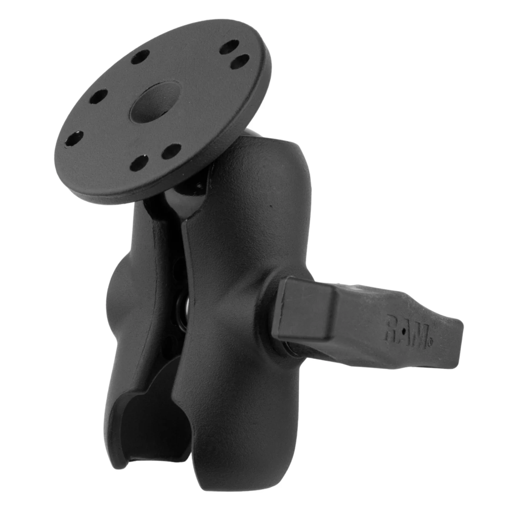 RAM® Double Socket Arm with Round Ball Plate – C Size Short – CostAero ...